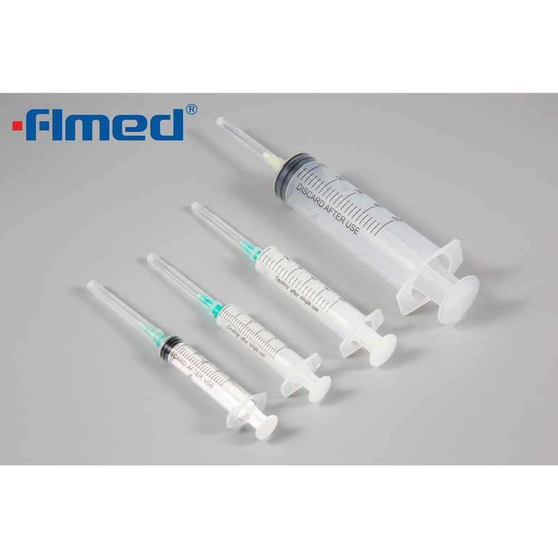 Seringues médicales jetables en 3 parties avec aiguilles PE / Blister ...